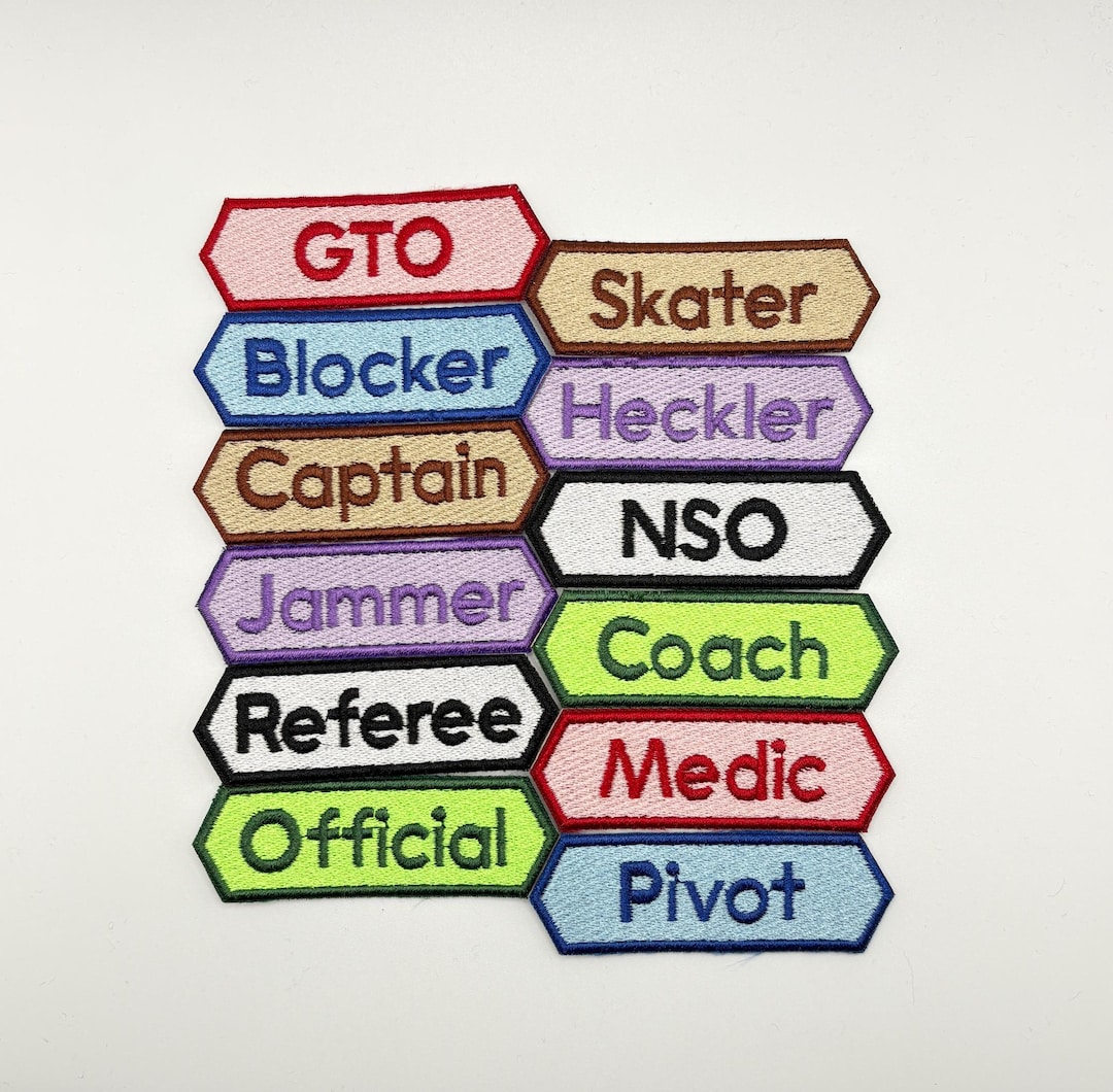 Roller Derby Position Patches - Etsy