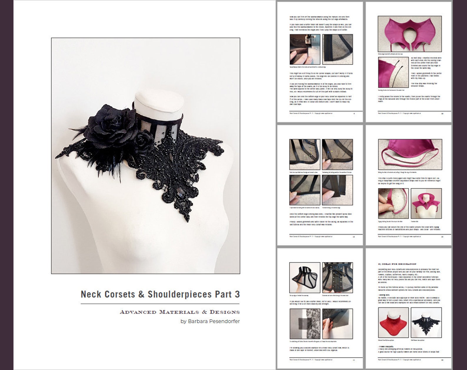 Royal Black Tutorial: Advanced Neck Corsets and Collar Designs - Etsy