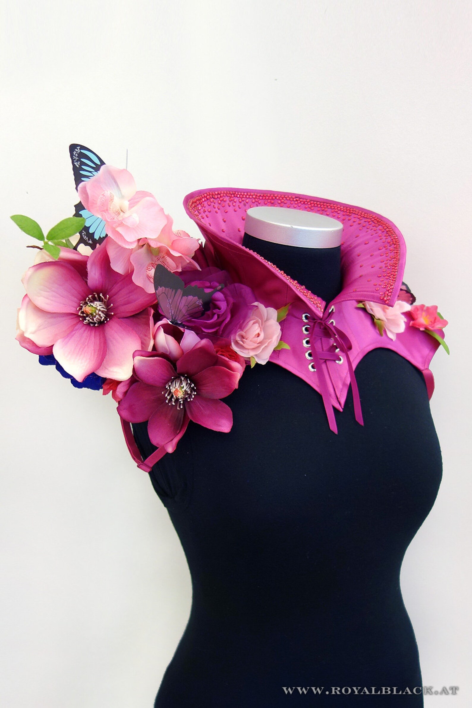 Royal Black Tutorial: Advanced Neck Corsets and Collar Designs | Etsy