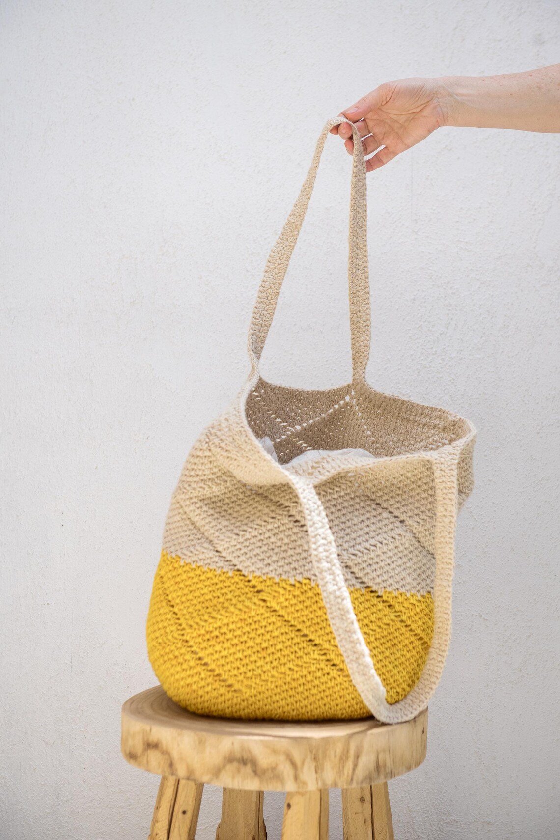 Crochet Pattern ‘rhombus Large Bag’, Crochet Bag Pattern, Crochet ...