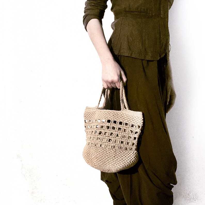 Crochet Bag Pattern Raffia Bag Crochet Raffia Bag Pattern | Etsy