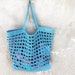 NET BEACH BAG Pattern, Crocheted Bag Pattern, Raffia Bag Crochet ...