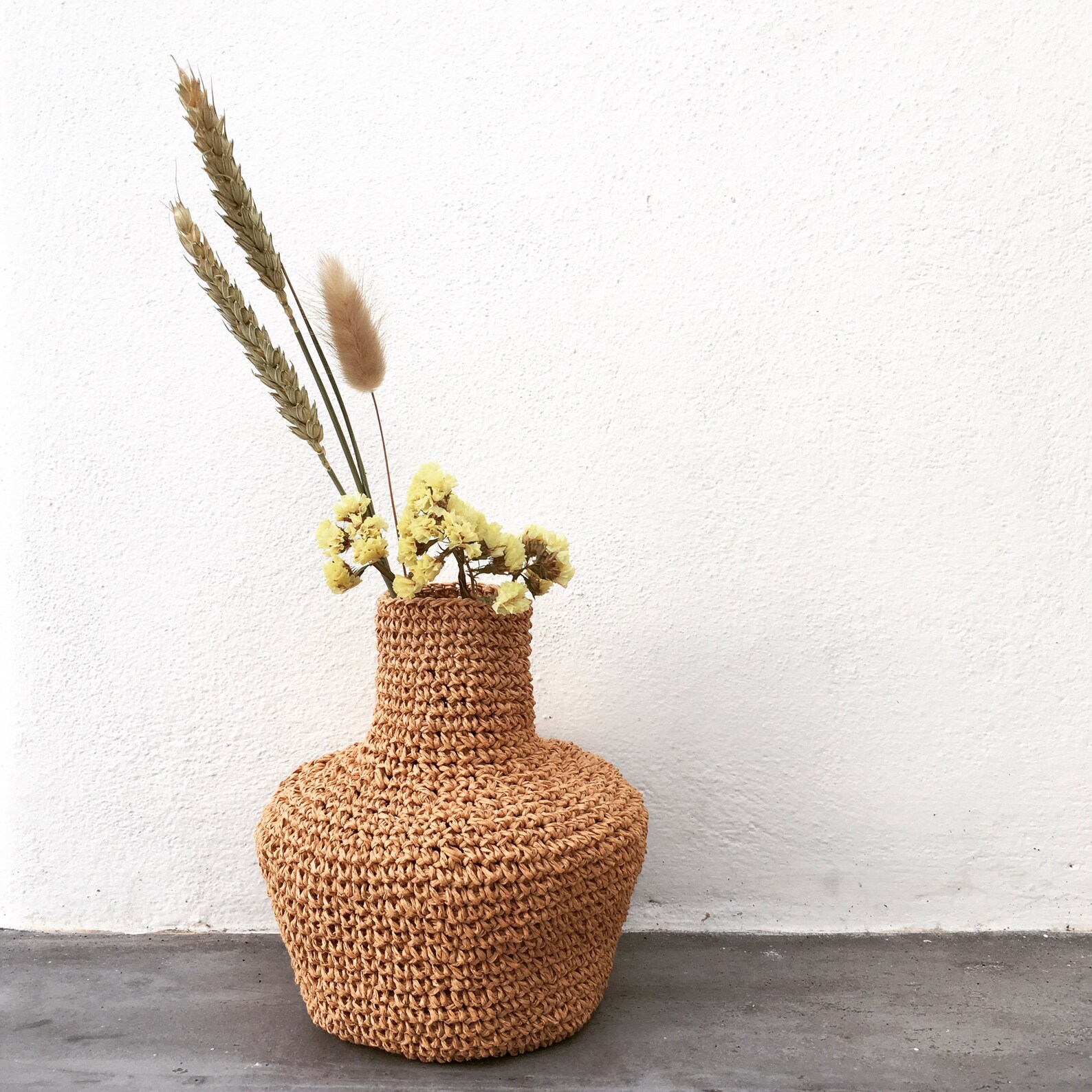 Crochet Pattern for Two Little Vases Natural Aesthetic Vase - Etsy