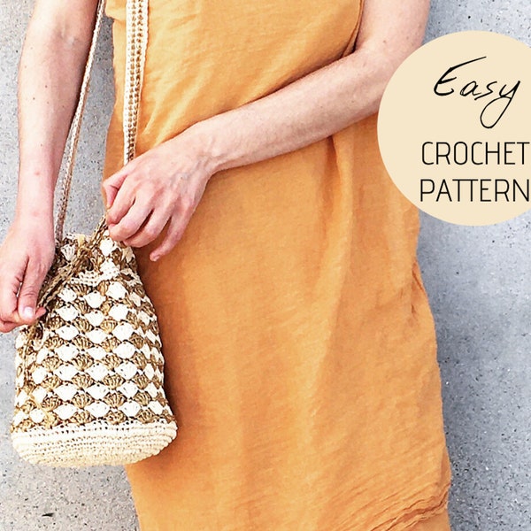 Crochet Raffia Shell Bag Pattern - Etsy