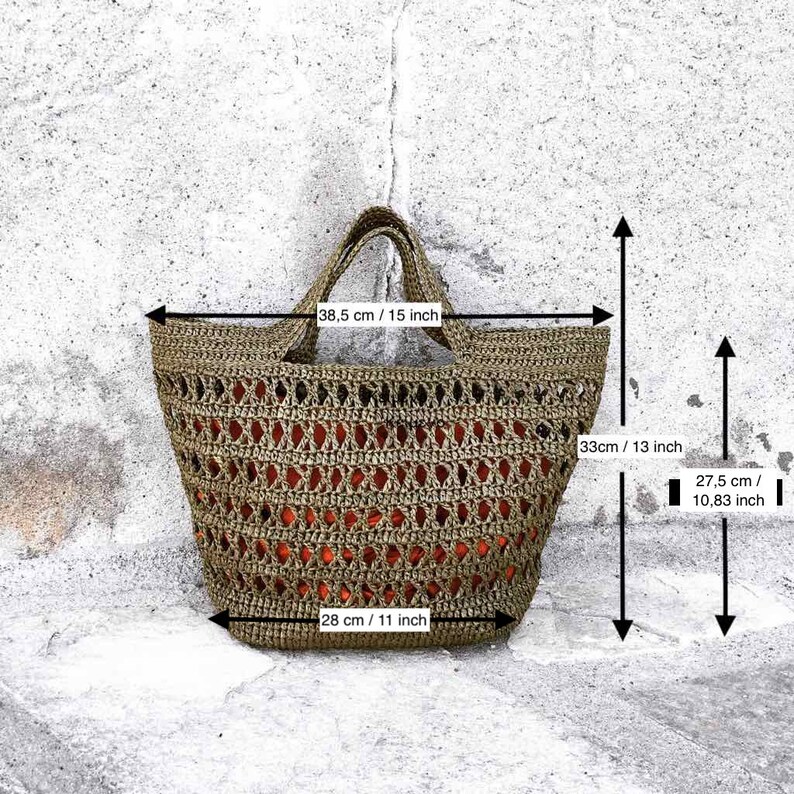 Crochet Bag Pattern Raffia Bag Crochet Raffia Bag Pattern - Etsy UK