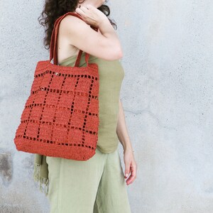 Crochet Tote Bag Pattern Crochet Pattern 'squares 1' - Etsy
