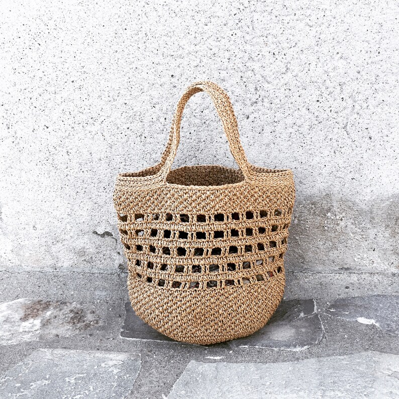 Crochet Bag Pattern Raffia Bag Crochet Raffia Bag Pattern - Etsy