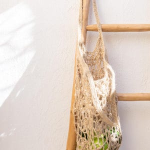 Crochet Pattern LETO BAG Medium, Crochet Bag Pattern, Crochet Net Bag ...