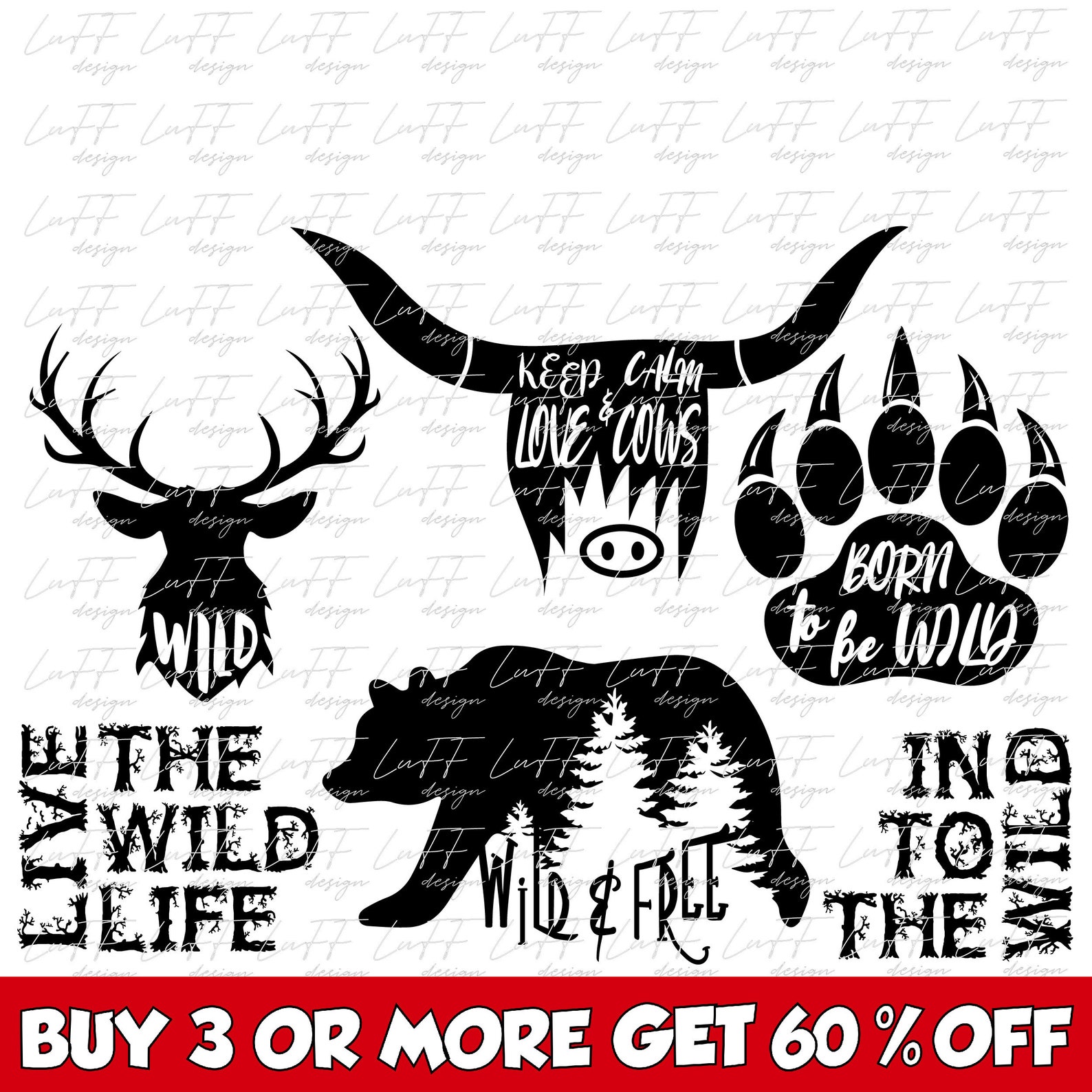 Camping Svg Bundle Wild and Free SVG Bear Silhouette SVG | Etsy Canada