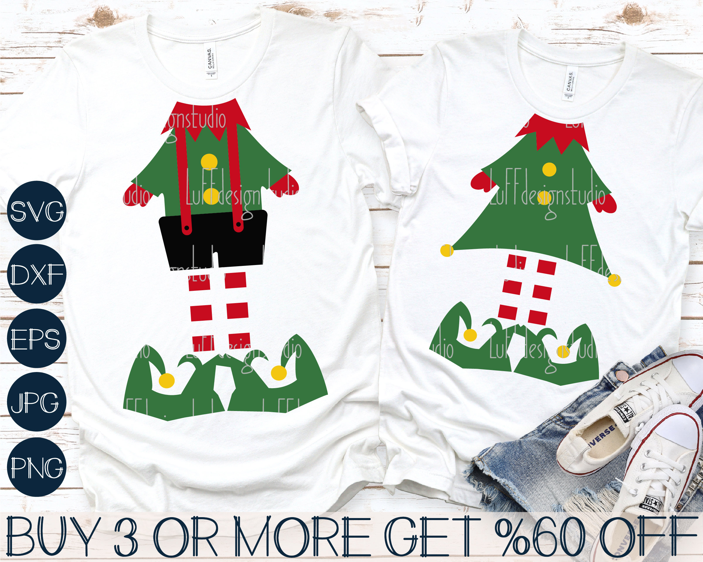 Elf SVG Funny Christmas Shirt SVG Couples Christmas Matching - Etsy