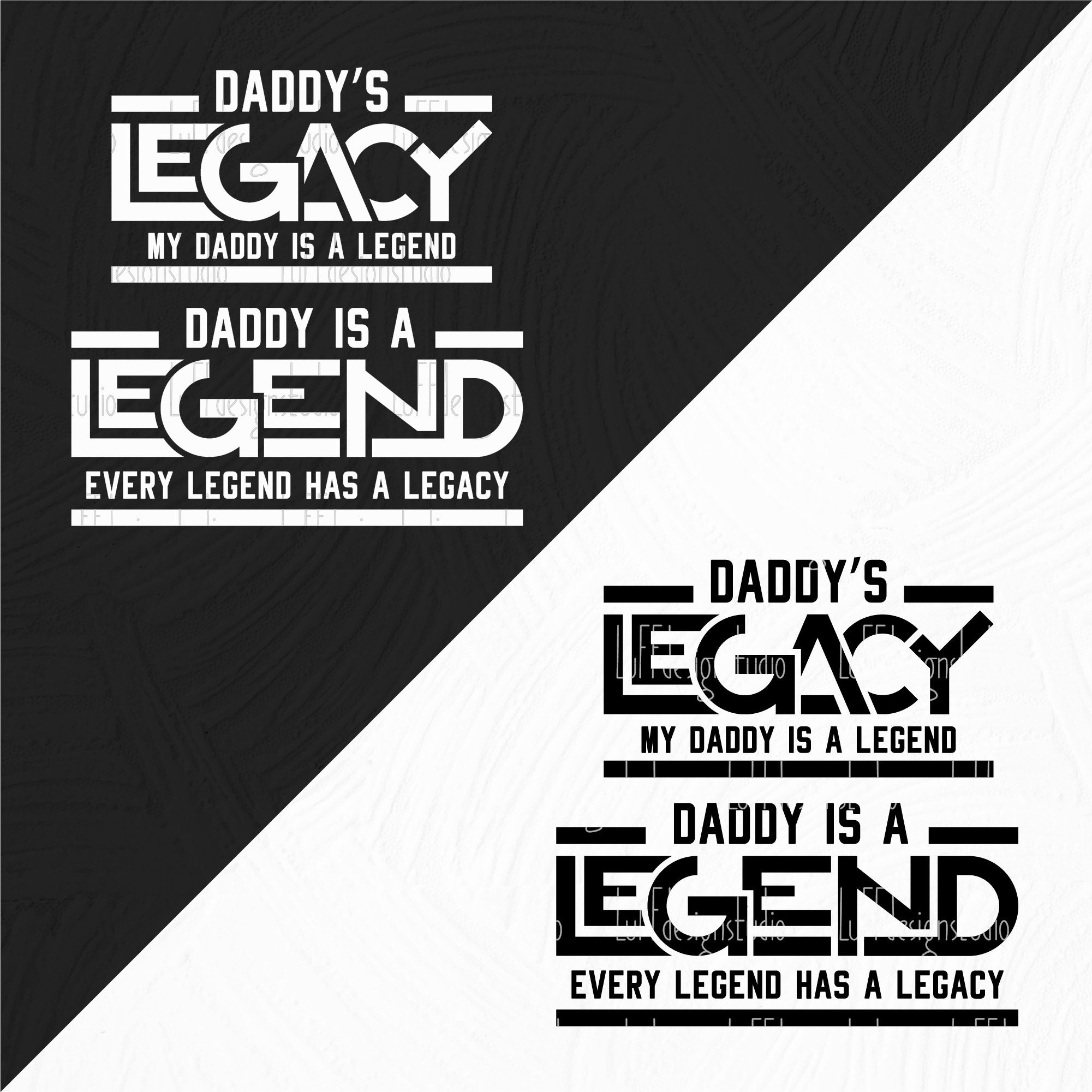 Legend and Legacy SVG, Dad and Son SVG, Fathers Day Matching Svg ...