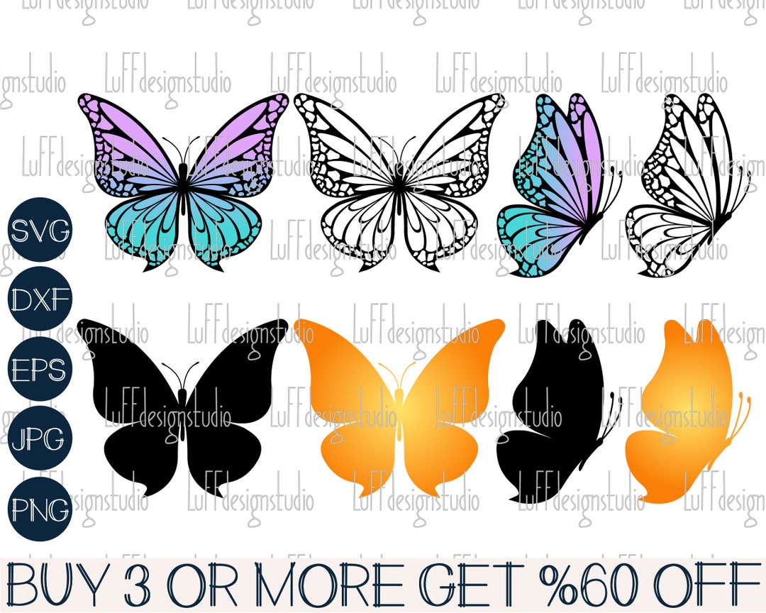 Butterfly SVG, Butterflies SVG, Butterfly PNG, Layered Butterfly Svg ...