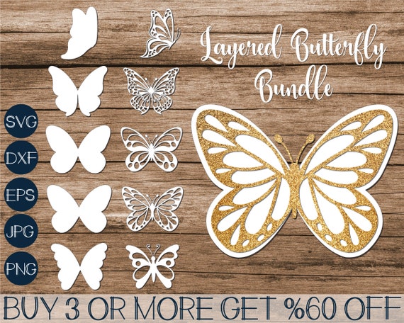 Butterfly SVG Butterflies SVG Layered Butterfly SVG - Etsy Canada