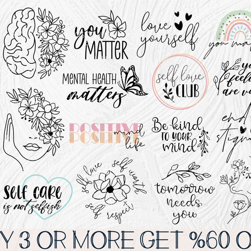 Mental Health Svg - Etsy
