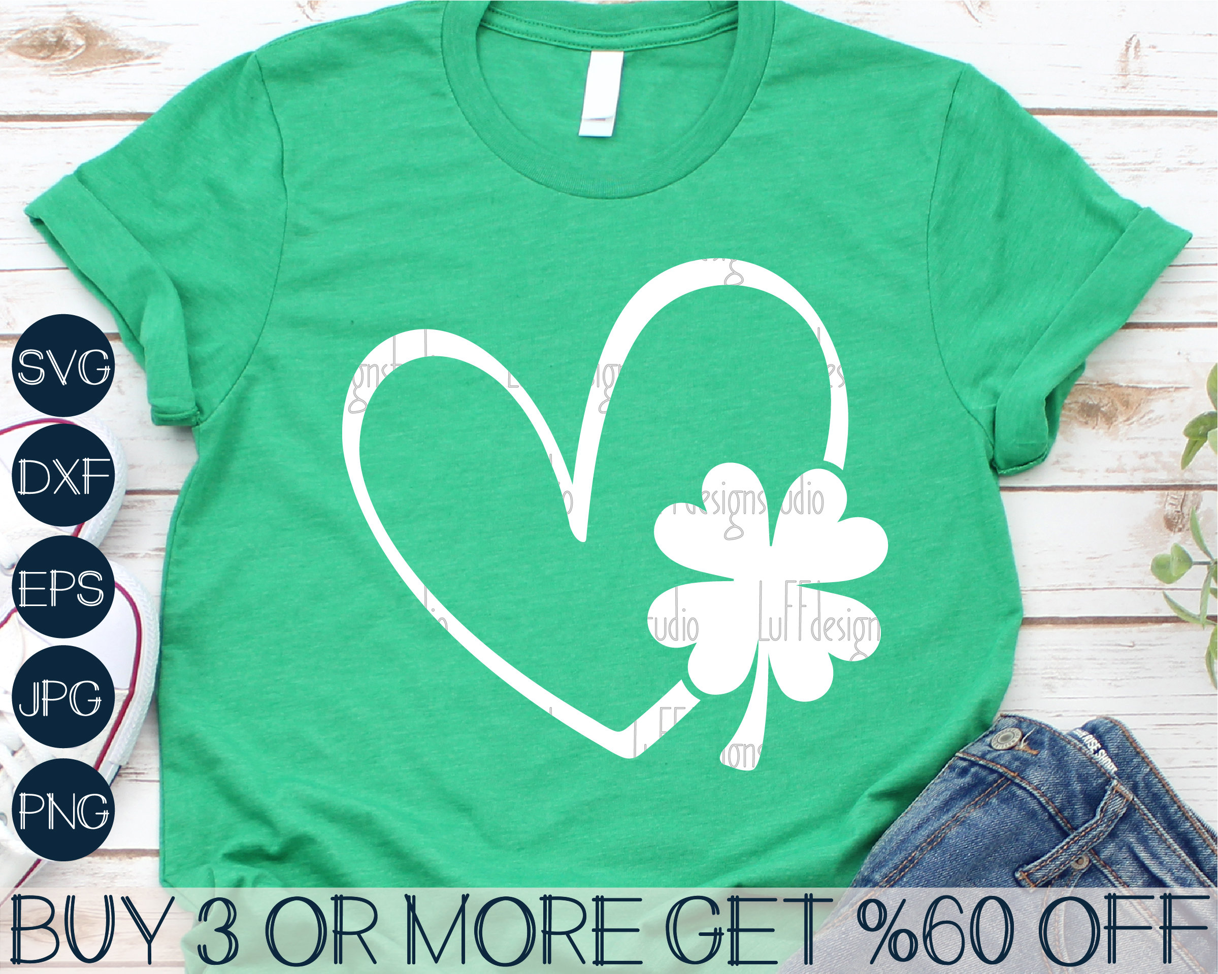 Patrick shirt Svg Shamrock Heart Svg for cricut Lucky Svg Happy Patrick ...