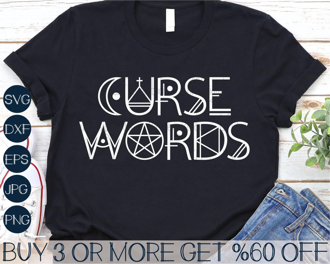 Curse Words SVG, Witchy SVG, Halloween Mom SVG, Spooky Svg, Witch Svg ...