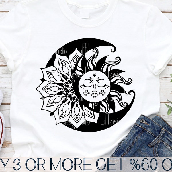 Celestial Mandala Svg - Etsy