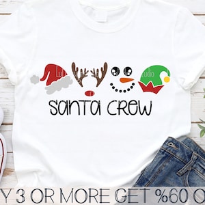 Family Christmas Squad SVG, Santa Crew SVG, Christmas Crew SVG, Elf ...