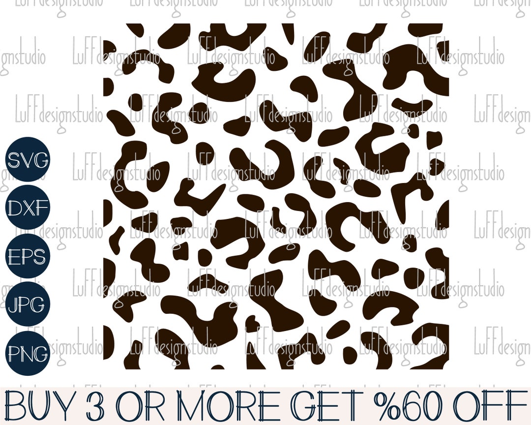 Cheetah Pattern SVG, Leopard Print SVG, Cheetah Print PNG, Animal ...