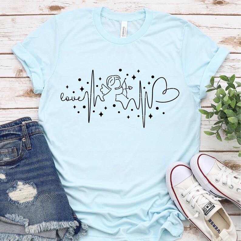 Valentine Heartbeat SVG, Love SVG, Heart SVG, Funny Valentines Day Svg ...