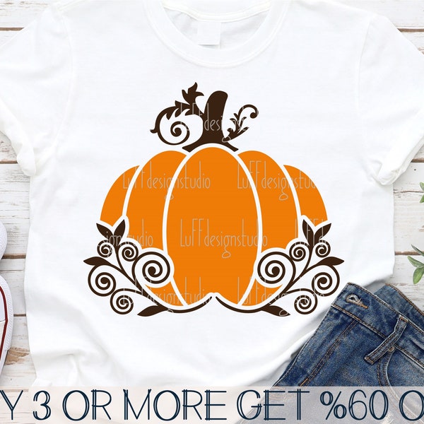 Pumpkin Vine Svg - Etsy