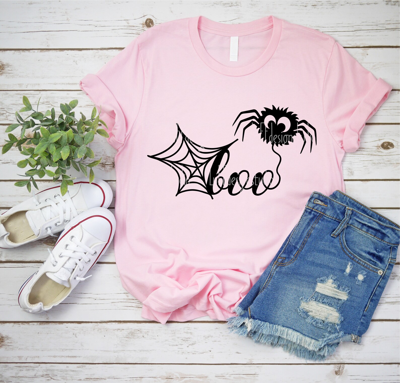 Boo With Spider SVG, Halloween SVG, Spider Web SVG, Funny Saying, Dxf ...