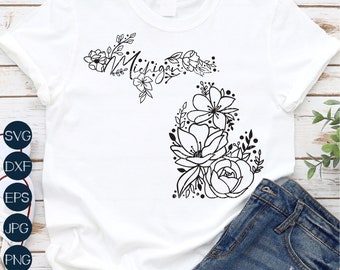 Michigan Upper Peninsula Map SVG, Michigan Map SVG, Michigan Upper Svg ...