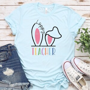 Easter Teacher SVG, Happy Teacher PNG, Easter Bunny SVG, Bunny Ears Svg ...