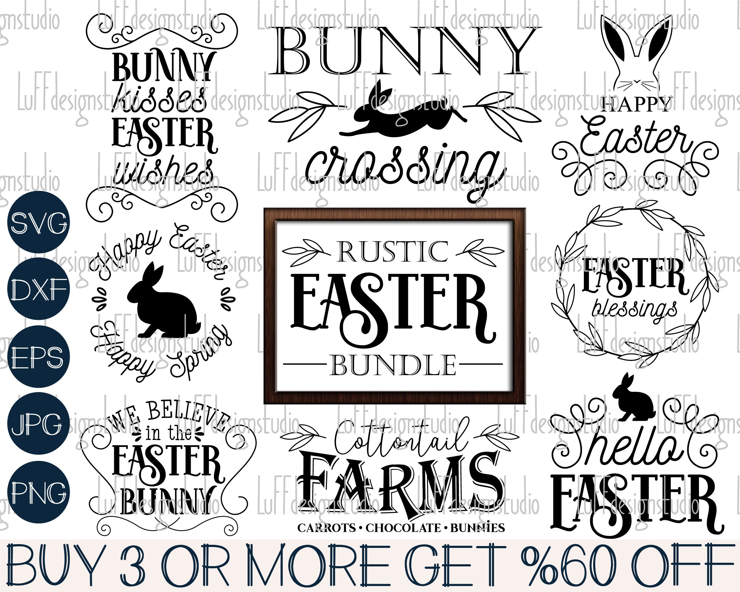 Easter SVG Easter Sign SVG Easter SVG Bundle Easter - Etsy