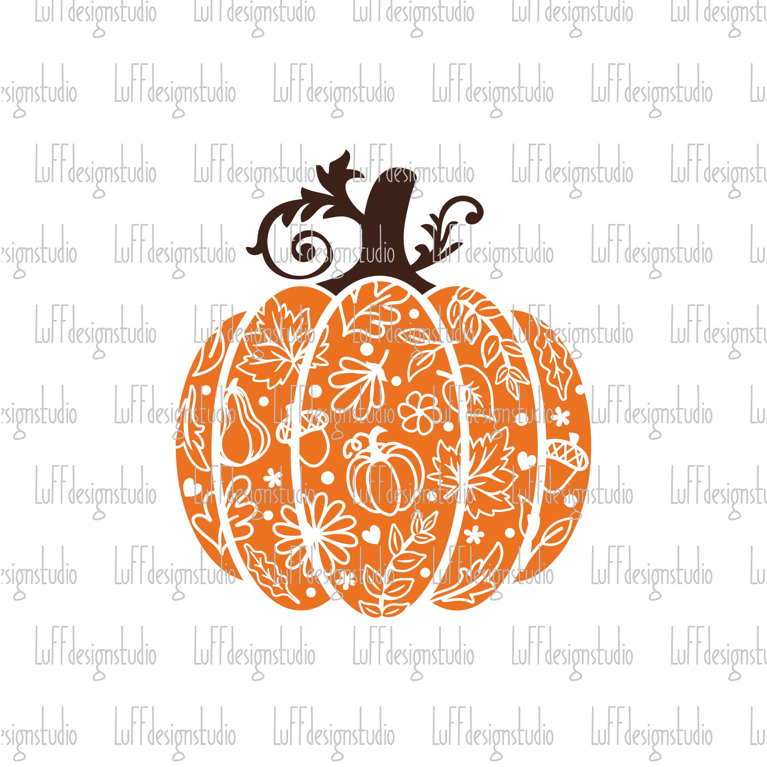 Pumpkin SVG, Fall SVG, Halloween SVG, Thanksgiving Svg, Swirly Pumpkin ...