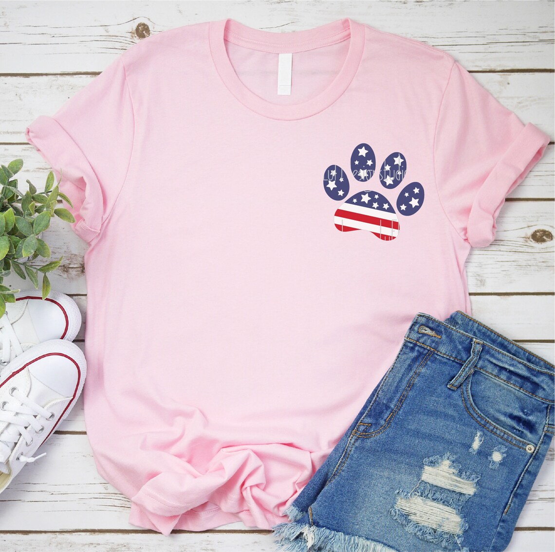 Paw American Flag SVG, Patriotic Dog Lover PNG, Funny 4th of July SVG ...