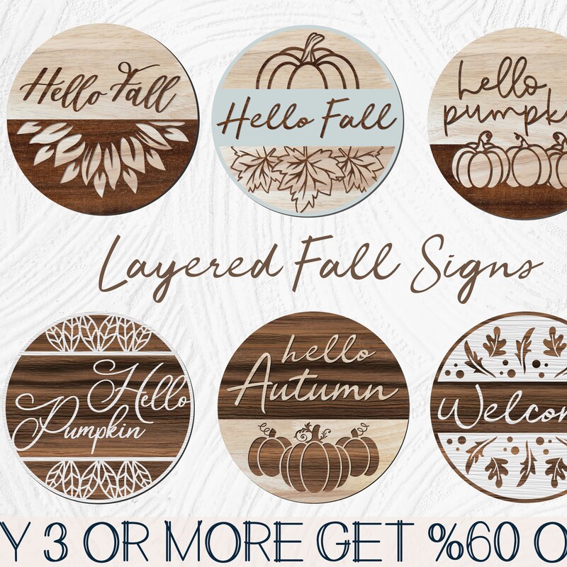 Hello Fall Sign - Etsy
