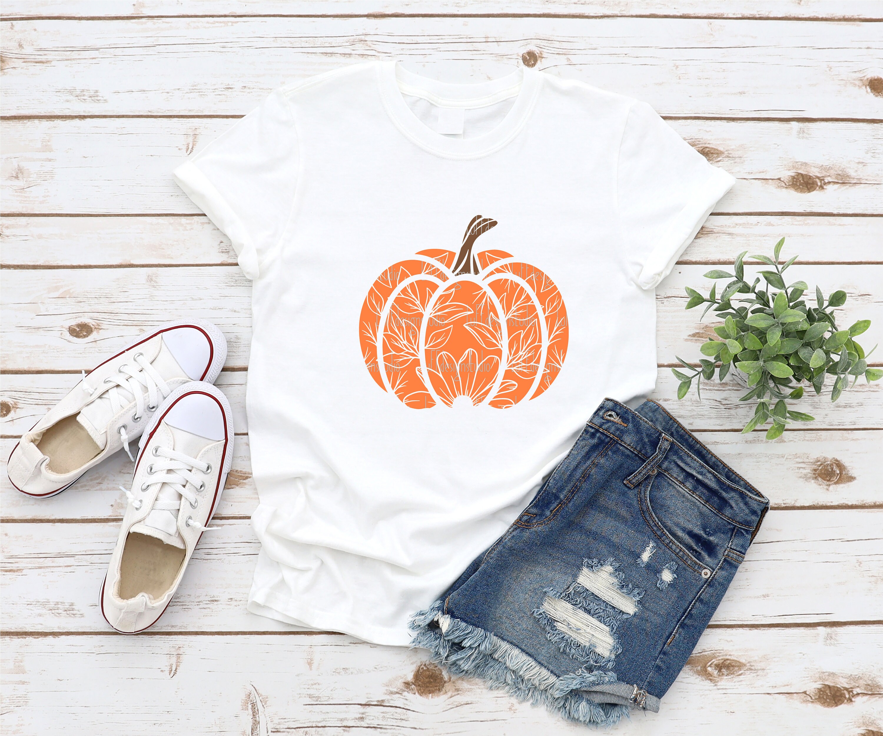Pumpkin SVG, Fall SVG, Floral Pumpkin Shirt SVG, Thanksgiving Svg ...