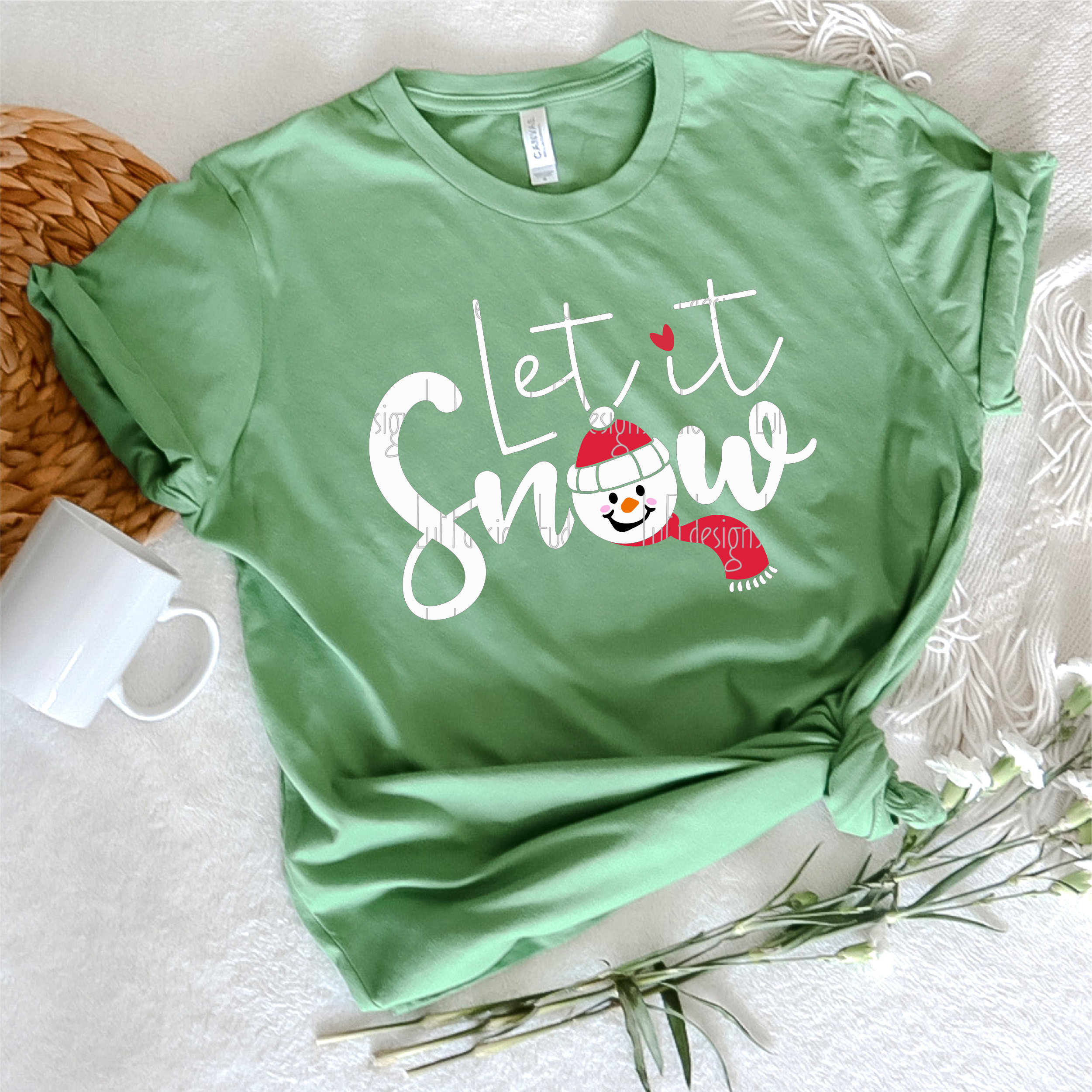 Let It Snow SVG Winter SVG Snowman SVG Christmas Svg Hello - Etsy