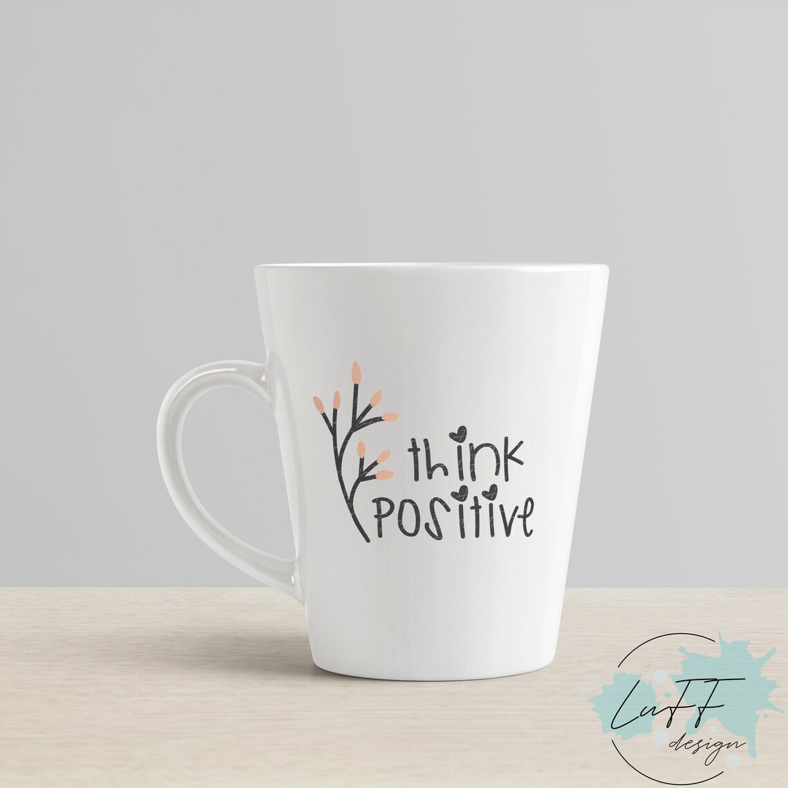 Think Positive SVG Flower SVG Hope Inspirational Quotes - Etsy