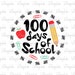 100 Days of School SVG, Back to School SVG, 100th Day of School SVG ...