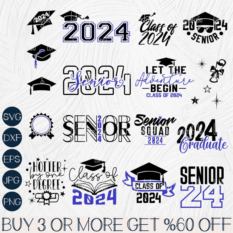 Senior 2024 Svg - Etsy