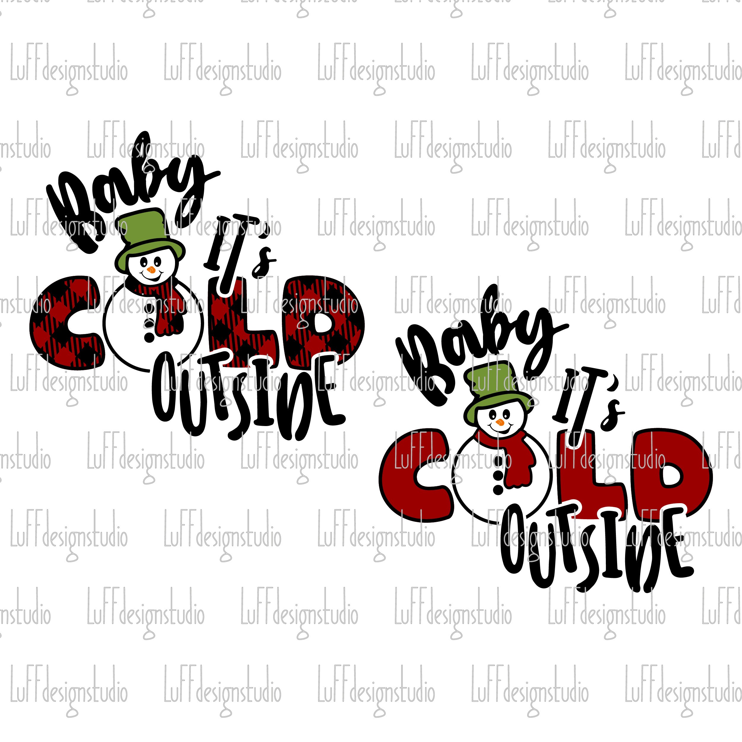Baby Its Cold Outside SVG Snowman SVG Christmas Svg Snowman | Etsy