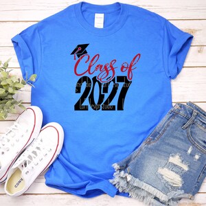 Class of 2027 SVG, Graduation SVG, 8th Grade Shirt SVG, Freshman Svg ...