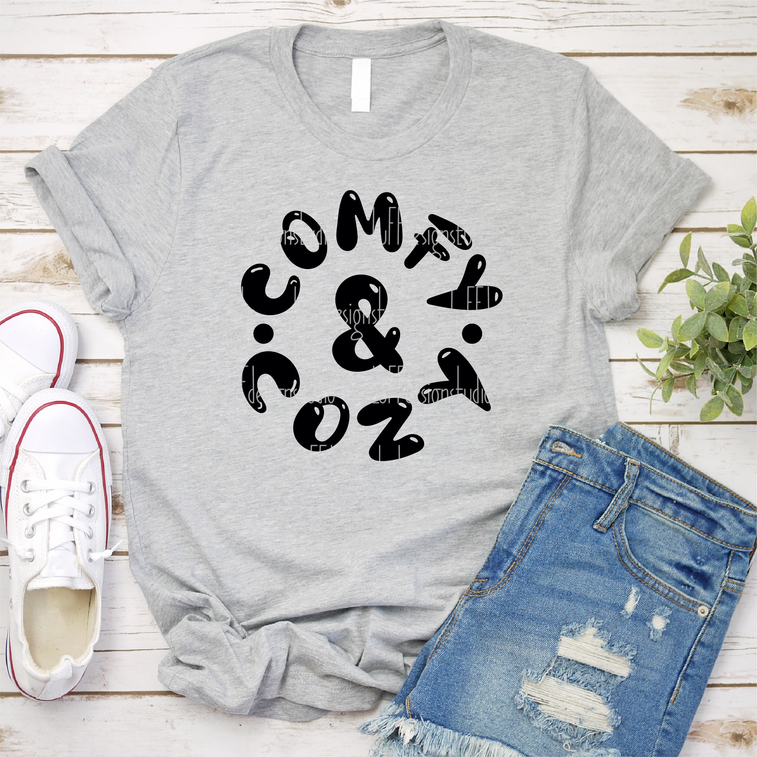 Comfy and Cozy SVG, Stay Cozy SVG, Christmas Words SVG, Cozy Season Svg ...