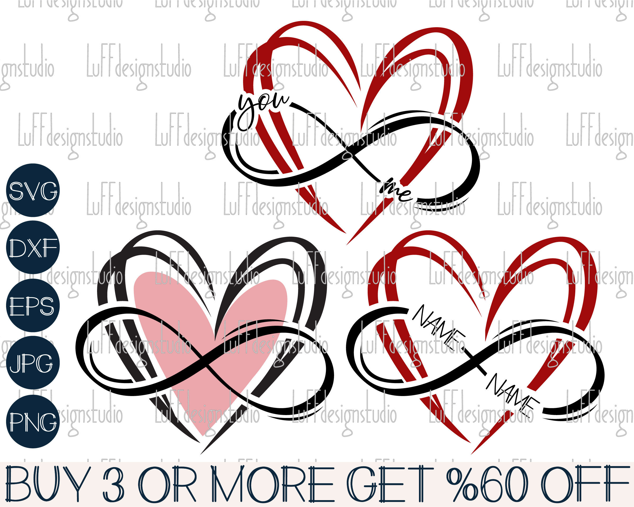 Infinity Heart SVG Valentines SVG Love SVG Infinity Svg - Etsy