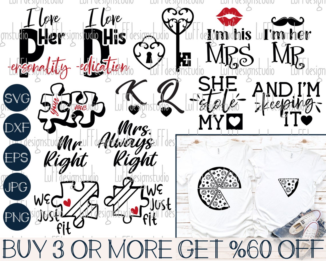 Couples SVG, Valentines SVG, Funny Valentine Couple Shirt SVG, Mr and ...