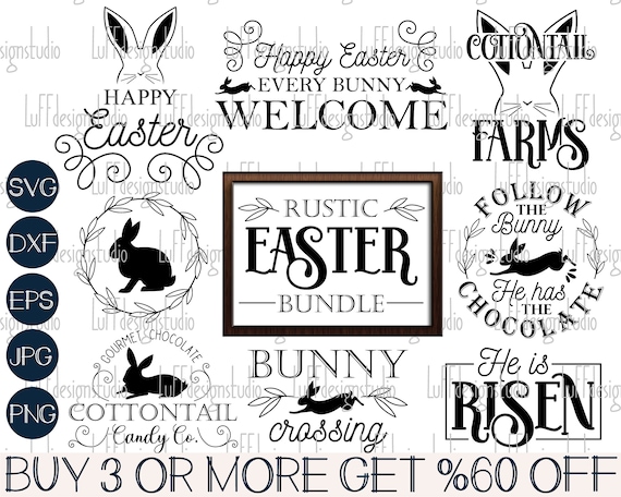 Easter SVG Easter Sign SVG Easter SVG Bundle Easter - Etsy