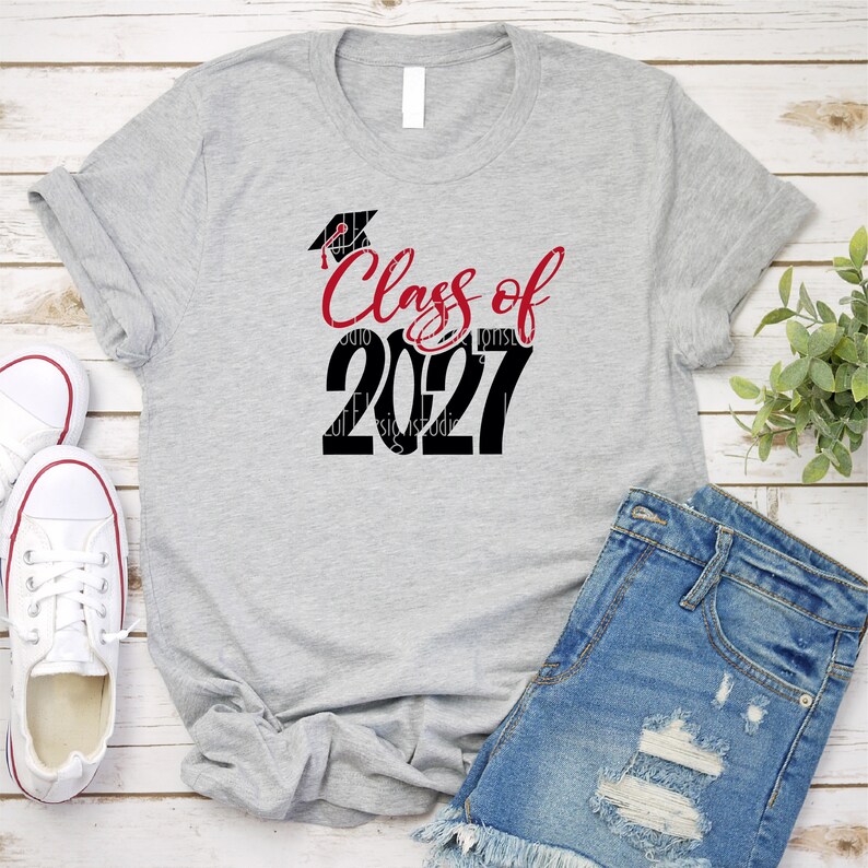Class of 2027 SVG, Graduation SVG, 8th Grade Shirt SVG, Freshman Svg ...