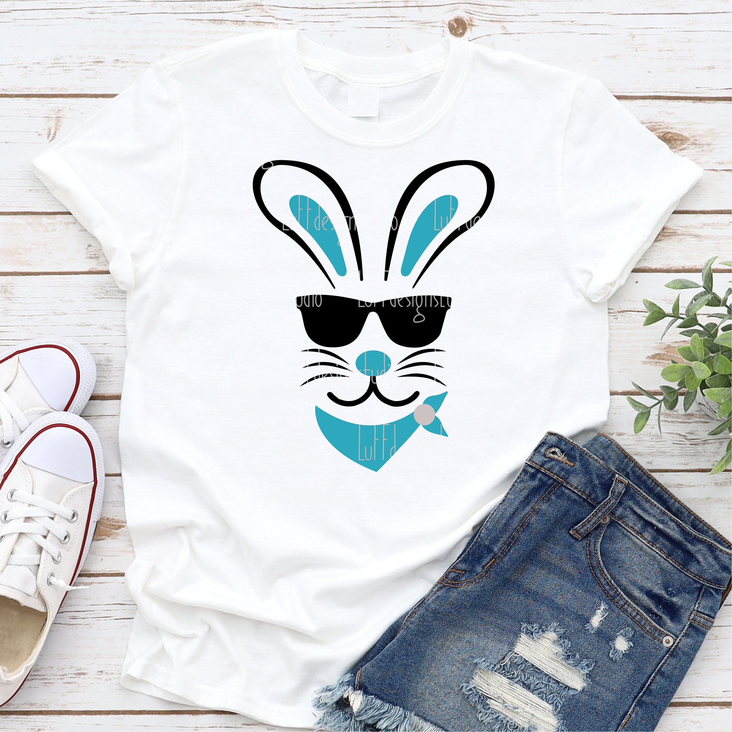 Easter Bunny SVG Bundle, Bunny Face SVG, Happy Easter SVG, Sunglasses ...