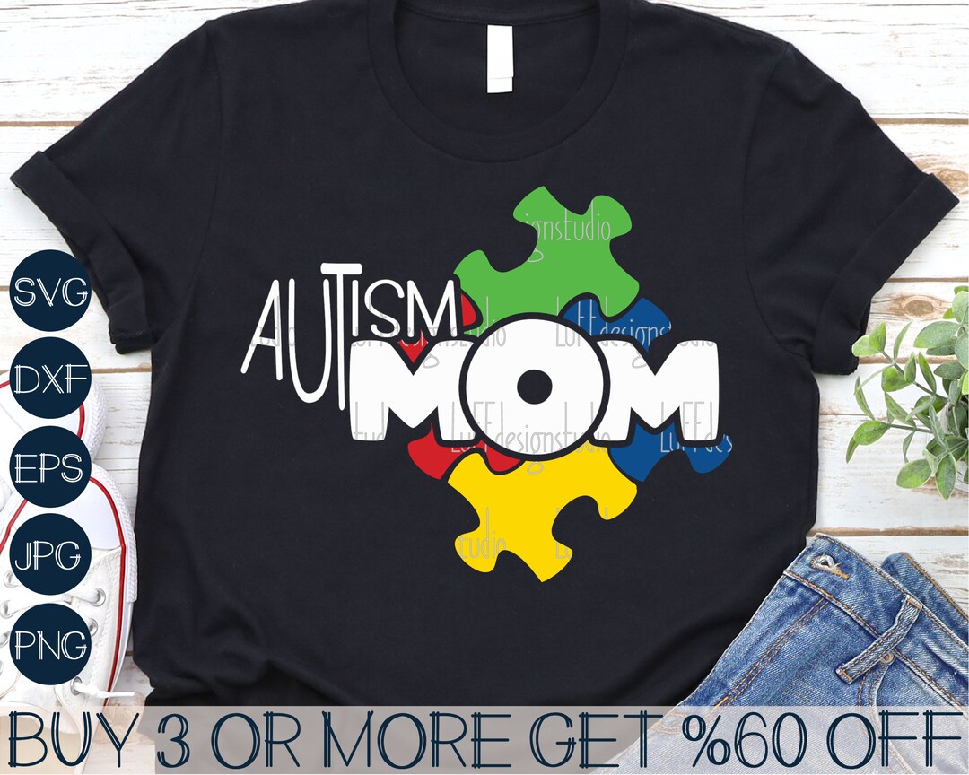 Autism Mom SVG, Autism SVG, Autism Awareness SVG, Autism Puzzle Piece ...