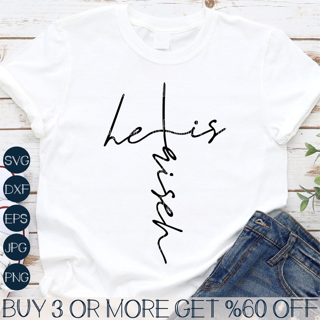 He is Risen SVG, Christian Easter SVG, Jesus SVG, God Svg, Scripture ...