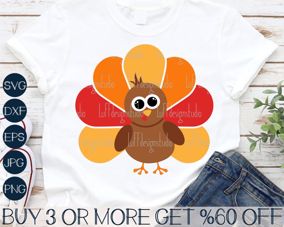 Baby Turkey SVG, Turkey SVG, Thanksgiving SVG, 1st Thanksgiving ...