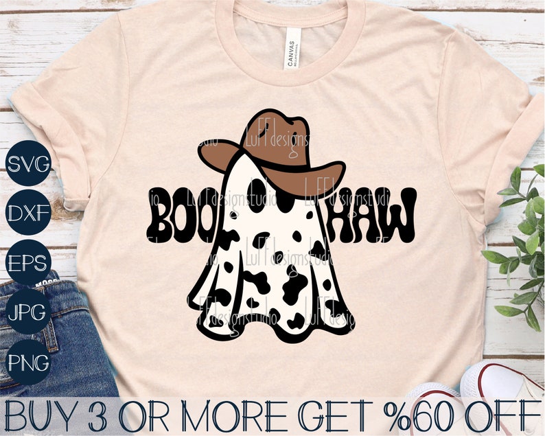 Western Halloween SVG, Boo SVG, Cowboy SVG, Ghost Svg, Country Girl Svg ...