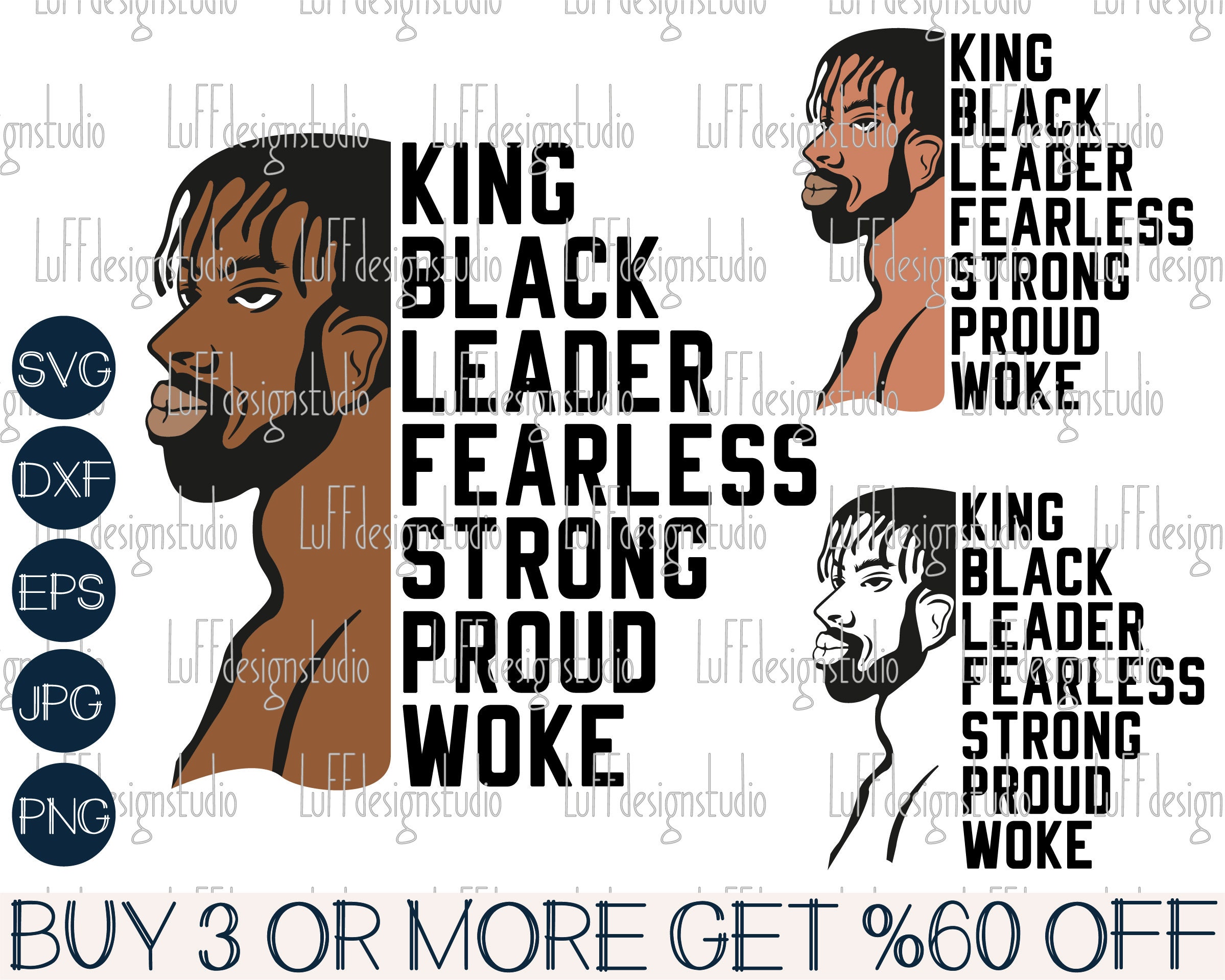 Black King Svg African American Svg Black Man Svg Black History Svg